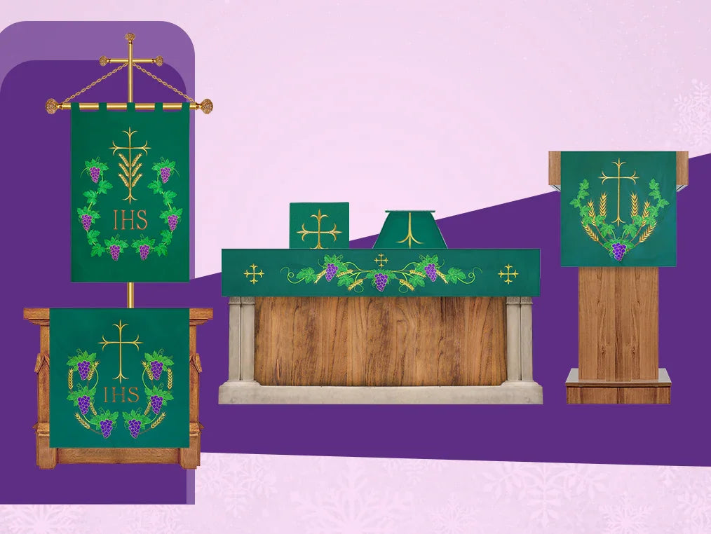 Ordinary Time Paraments | Green Liturgical Vestments – PSG VESTMENTS