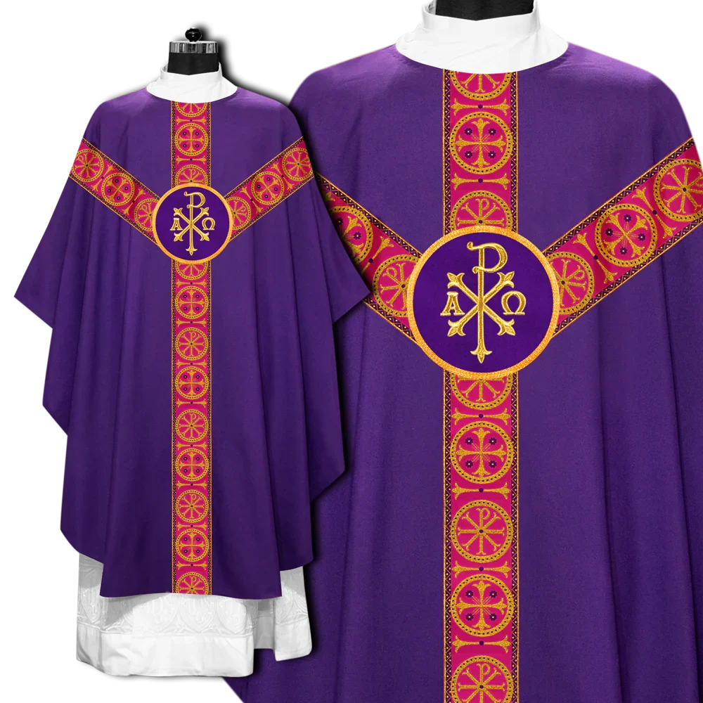 Gothic Chasuble Vestment – PSG VESTMENTS Elegant Liturgical Attire