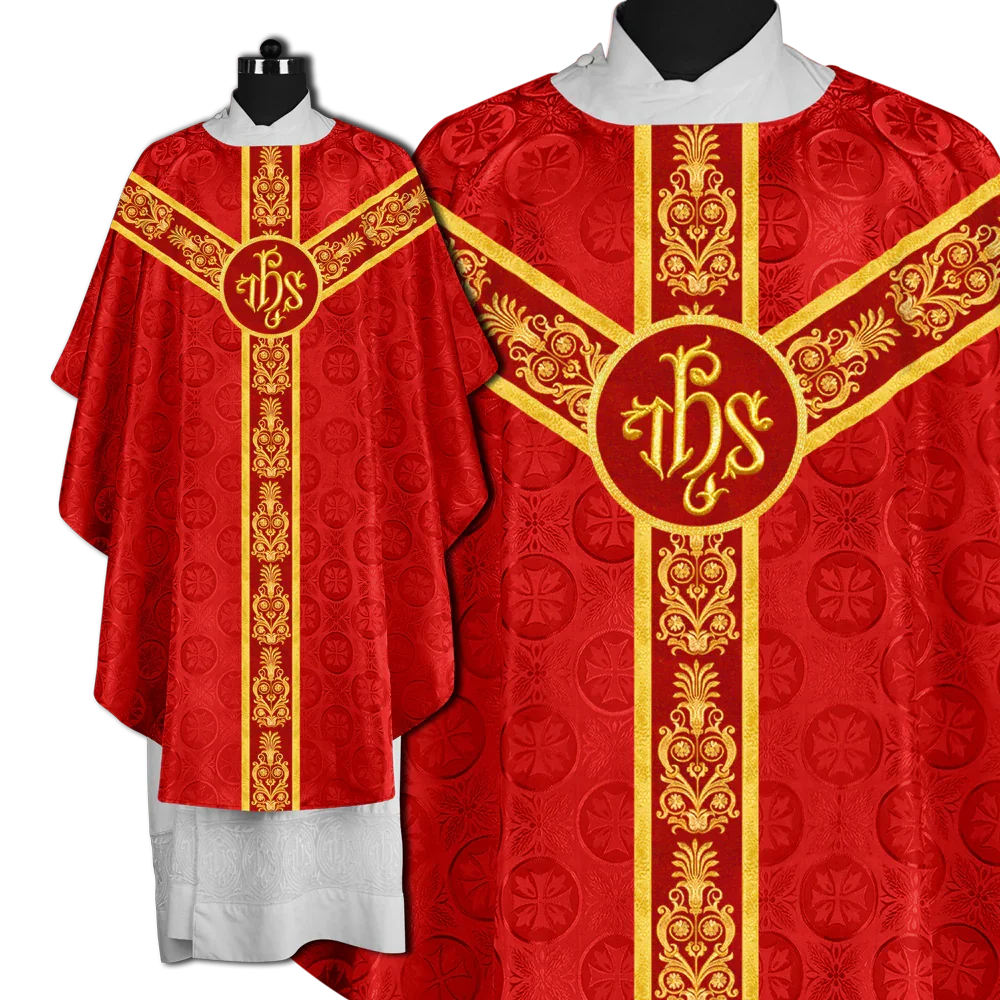 Traditional Gothic Chasuble – Liturgical Vestment | PSG VESTMENTS