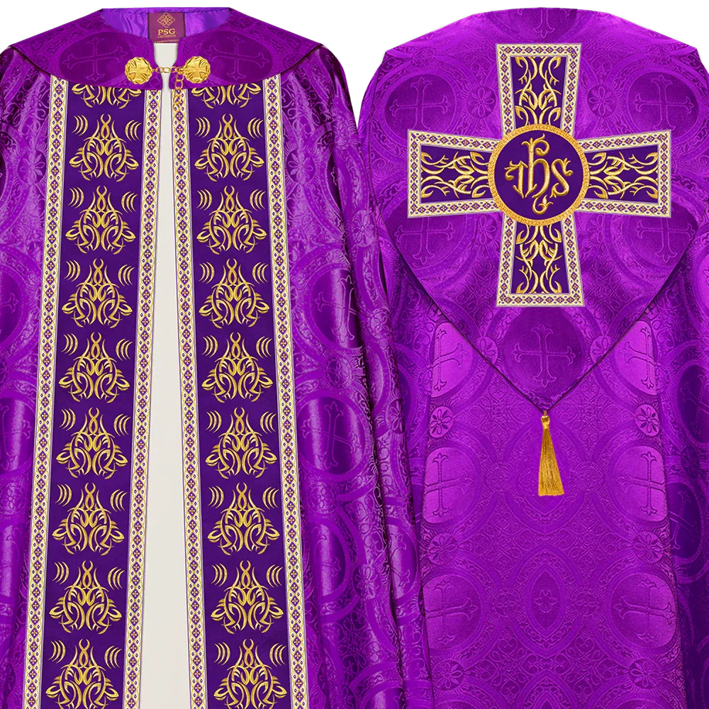 Gothic Cope Vestment – Liturgical Embroidery | PSG VESTMENTS