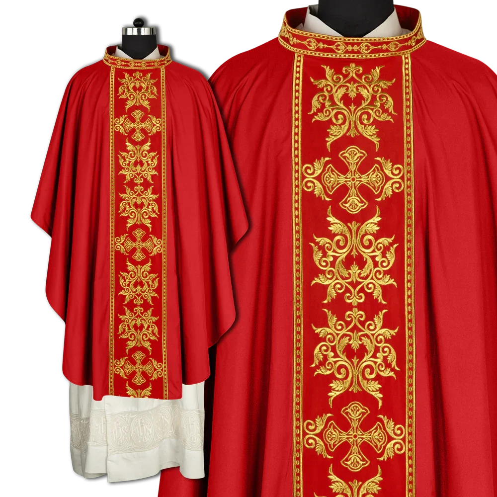 Gothic Chasuble Vestment – Elegant Liturgical Attire | PSG VESTMENTS