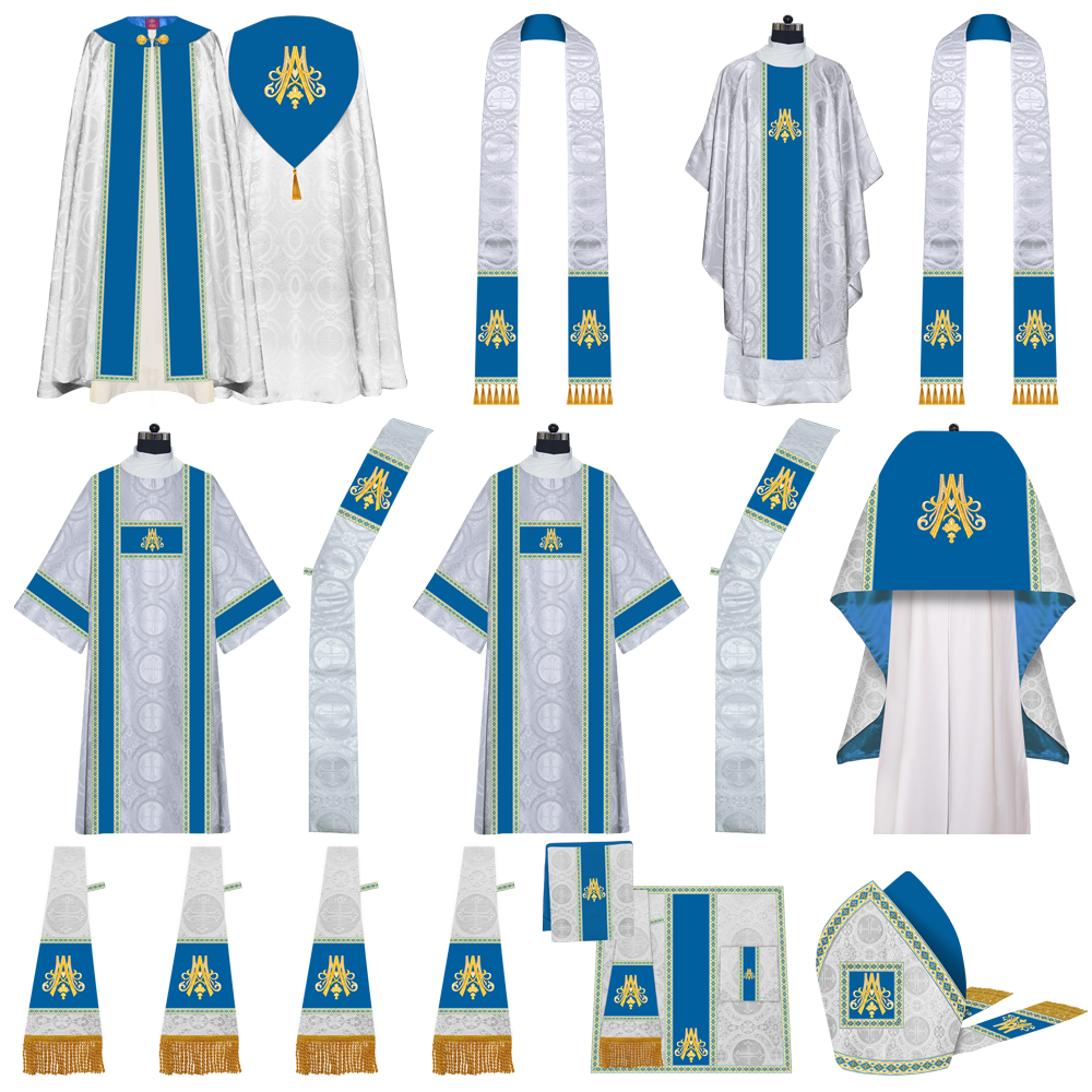 Marian Gothic Highline Mass Set Vestment – PSG VESTMENTS