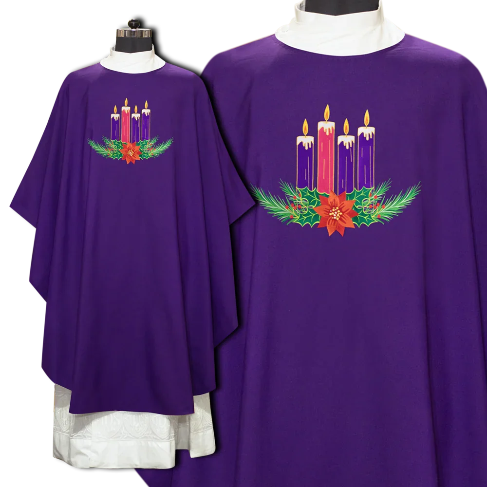 Advent Gothic Chasuble - Gloria – PSG VESTMENTS