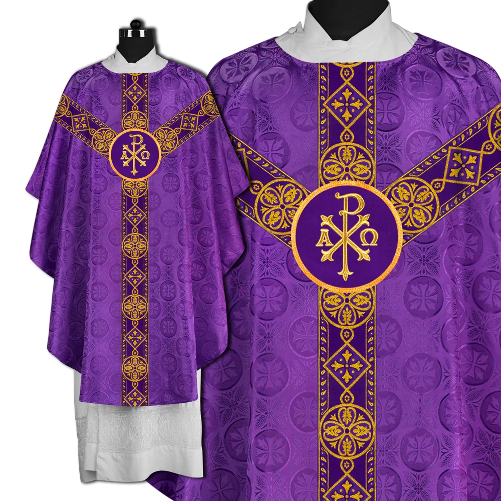 Liturgical Gothic Chasuble – Sacred Vestment | PSG VESTMENTS