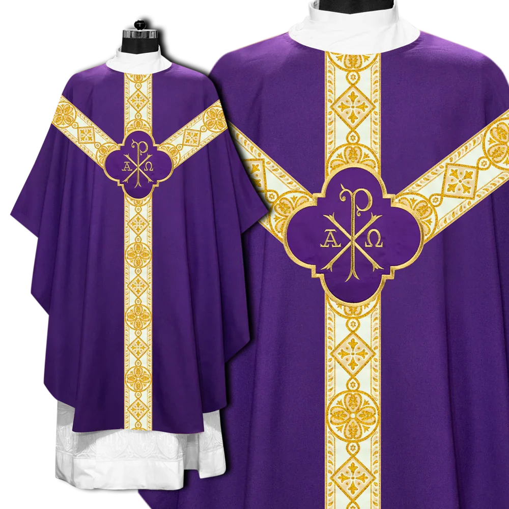 Gothic Clergy Chasuble – Liturgical Vestment | PSG Vestments – PSG ...