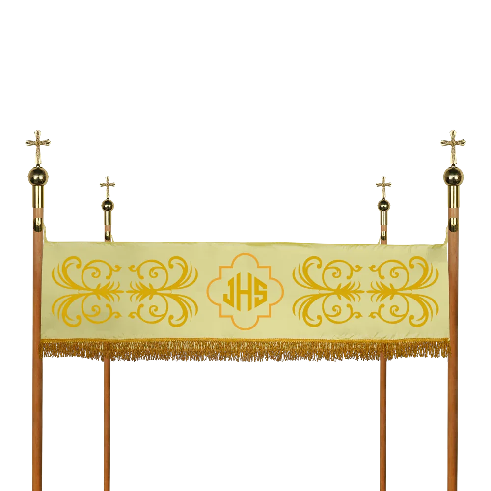 Liturgical Processional Canopy – IHS Motif | PSG VESTMENTS