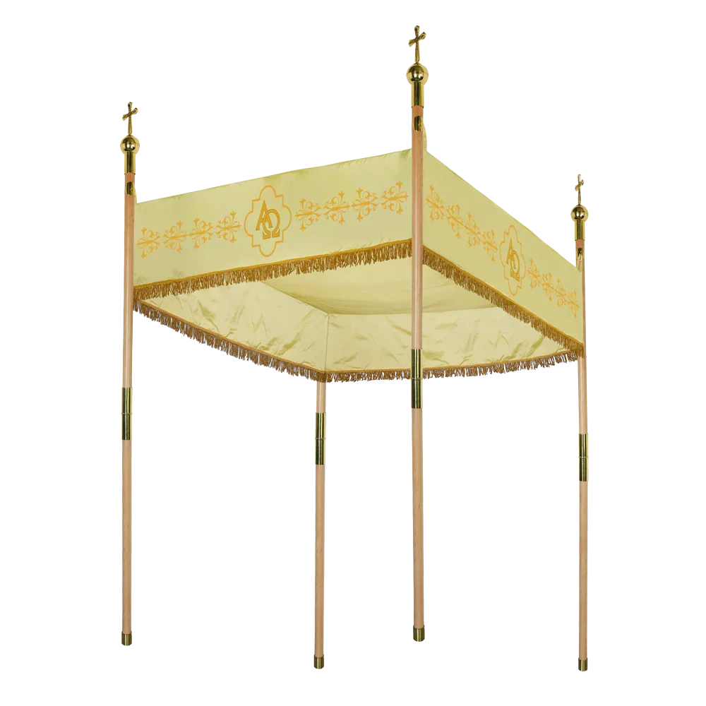 Church Processional Canopy – Alpha Omega | PSG VESTMENTS