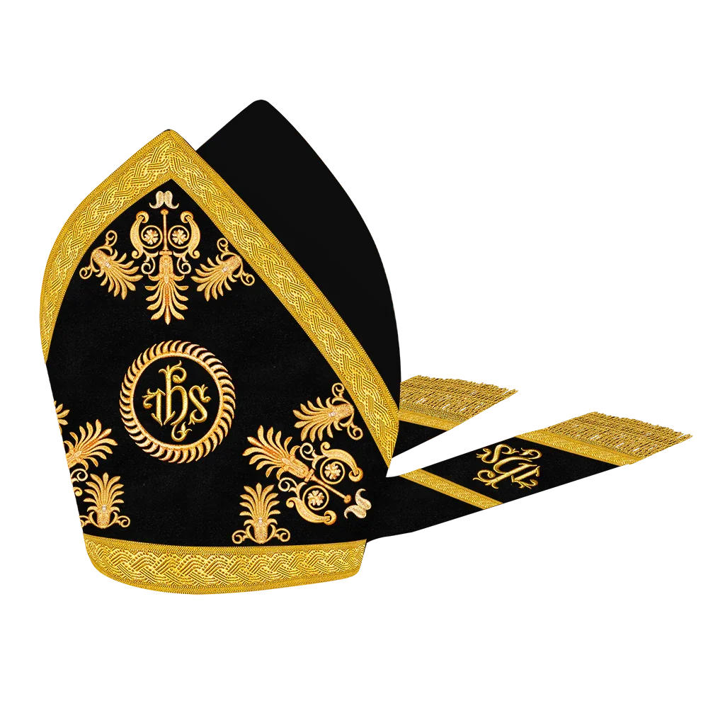 Liturgical Mitre - Catholic Mitre with Embroidery | PSG VESTMENTS