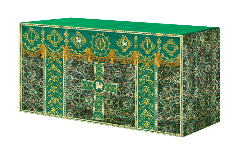 Church Altar Cloth – Altar Parament Set with Trims – PSG VESTMENTS