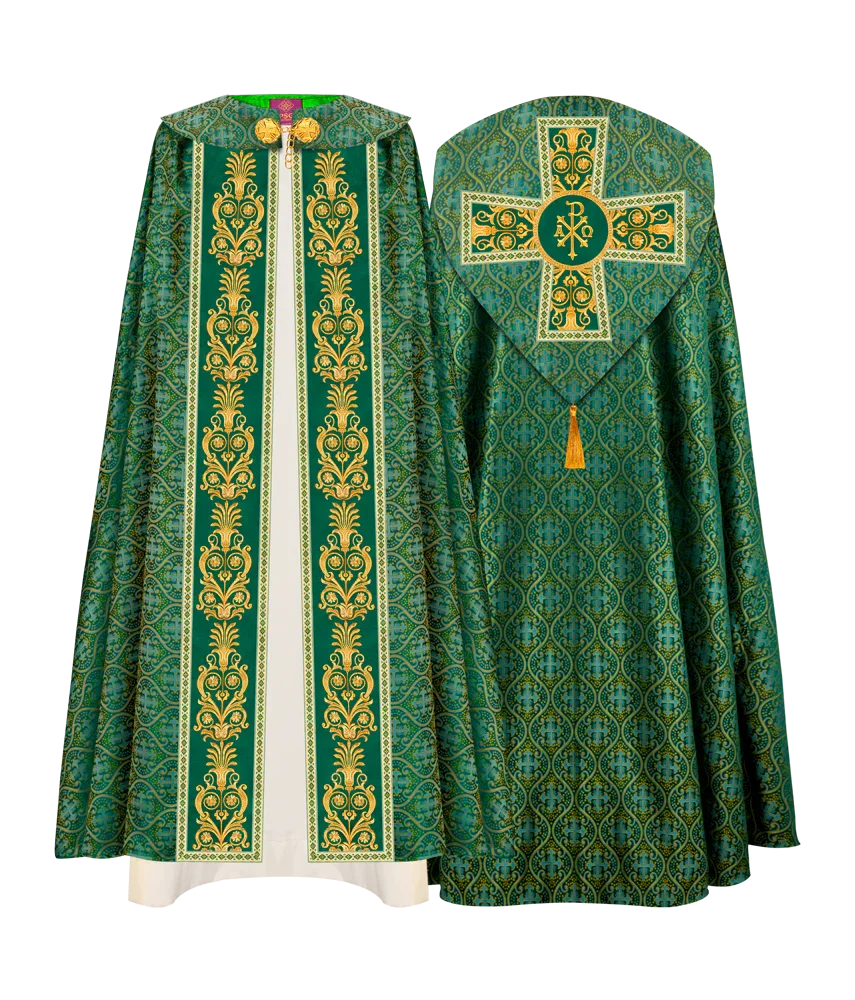 Embroidered Gothic Cope – Gothic Cope With Motifs | PSG VESTMENTS