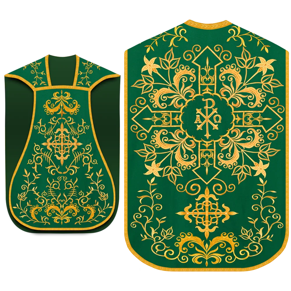 Roman Chasuble – Traditional Catholic Priest Vestment – PSG VESTMENTS