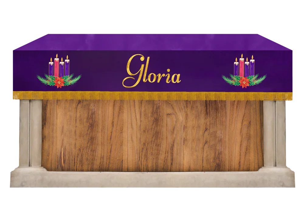 Altar Superfrontal - Advent Superfrontal Gloria | PSG VESTMENTS