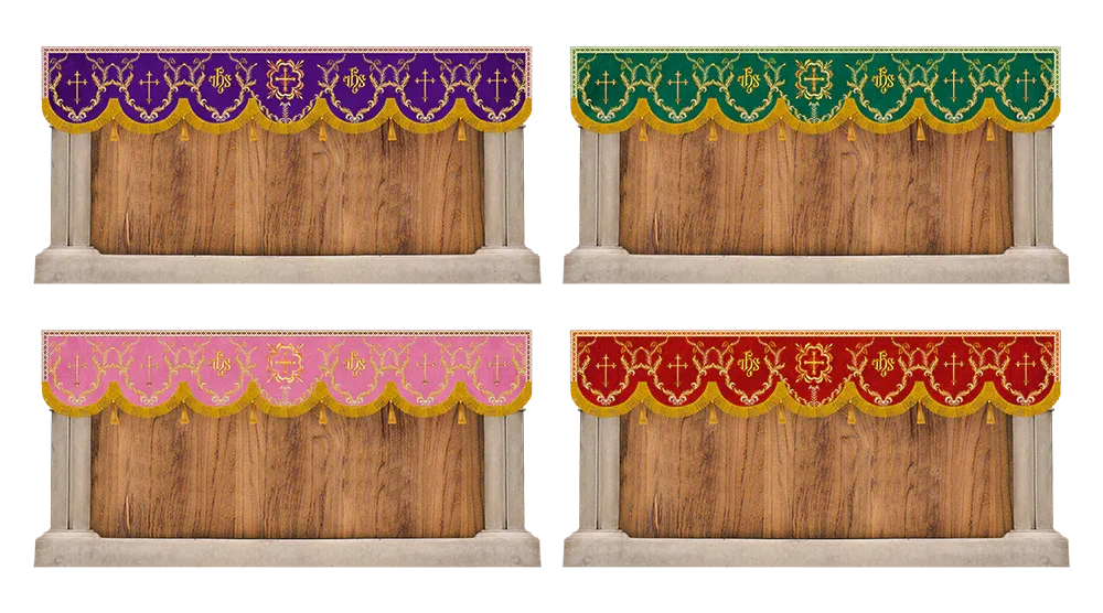 Church Altar Frontal Set – Adorned Superfrontal, PSG VESTMENTS