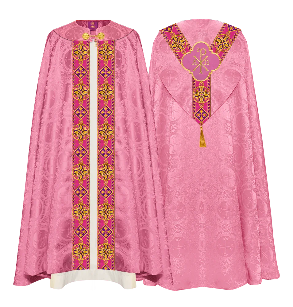 Liturgical Gothic Cope – Y Type Orphrey | PSG VESTMENTS