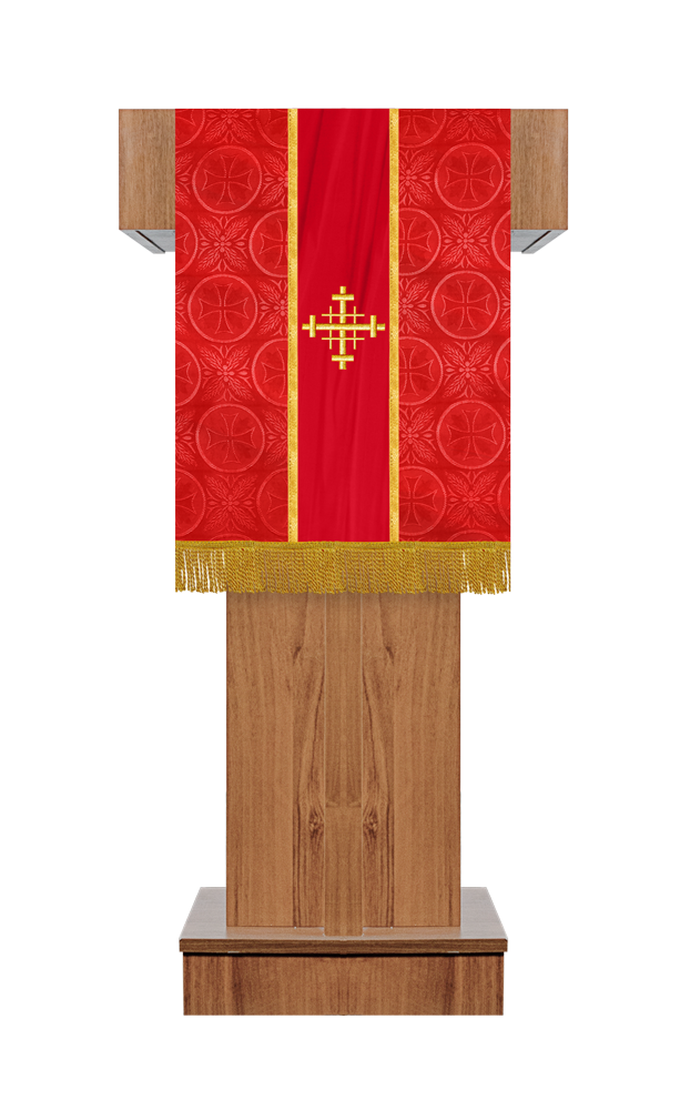 Traditional Pulpit Cloth with Embroidered Motif – PSG VESTMENTS