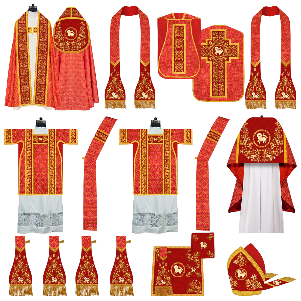 Roman Highline Mass Vestments - Roman Style Set | PSG VESTMENTS