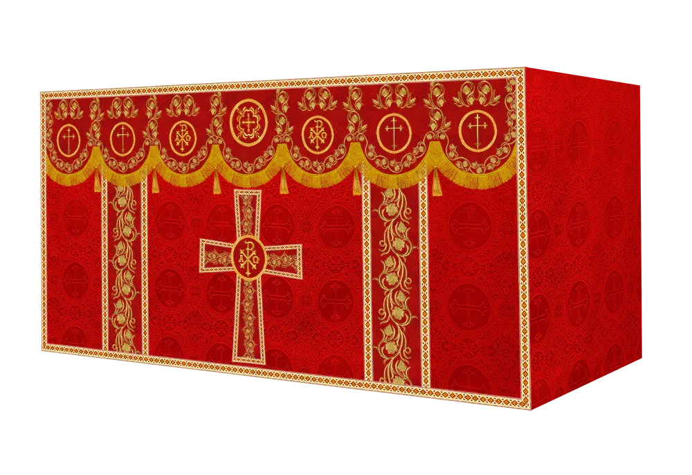 Altar Parament with Grapes Embroidered Trims – PSG VESTMENTS