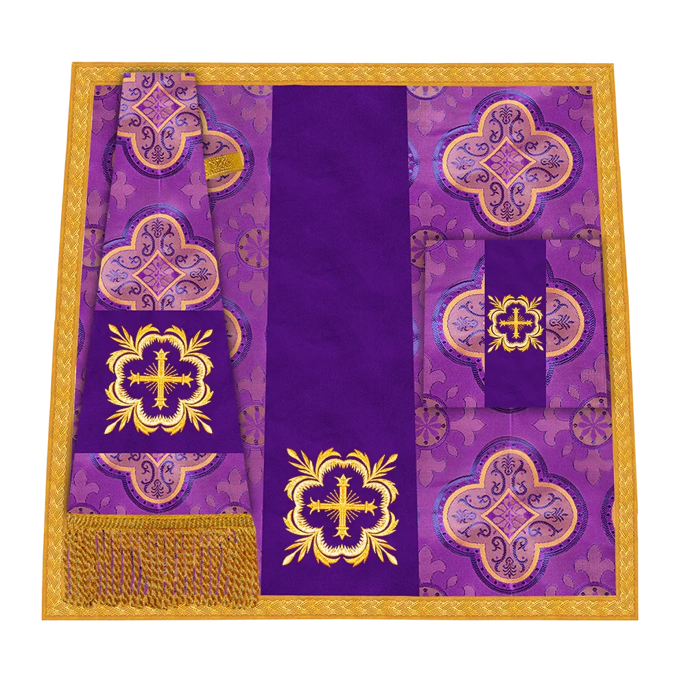 Liturgical Mass Set - Spiritual Cross Motif | PSG VESTMENTS