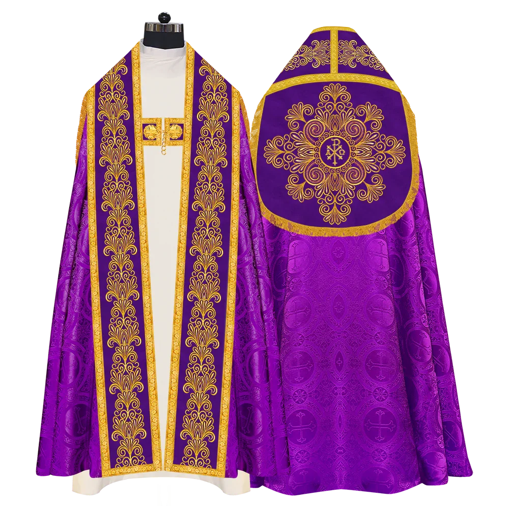 Traditional Roman Cope – Roman Cope with Motif | PSG VESTMENTS