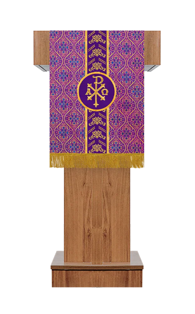 Embroidered Pulpit Cloth – Pulpit/Lectern with Trims | PSG VESTMENTS