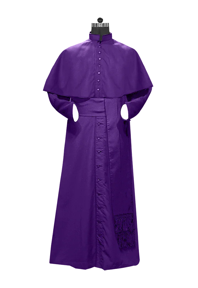 Roman Cassock | Traditional Clergy Robe for Priests - PSG VESTMENTS