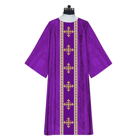 Embroidered Dalmatic – PSG VESTMENTS Elegant Liturgical Garment
