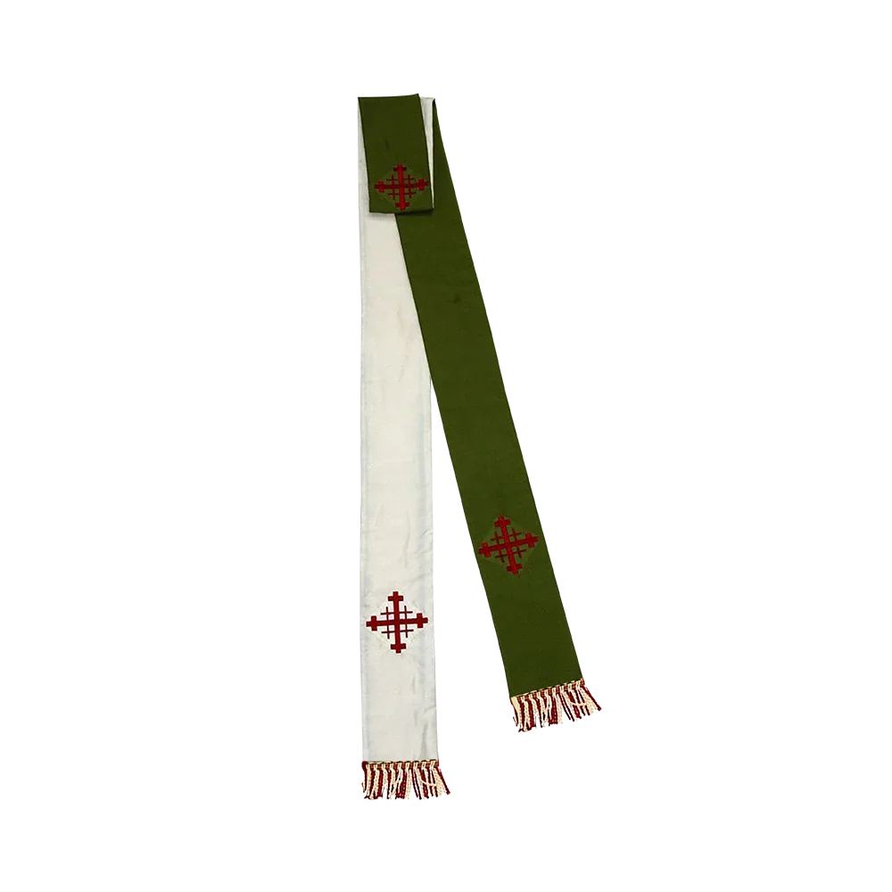 Pallium Vestment with Red Jerusalem Cross - PSG VESTMENTS