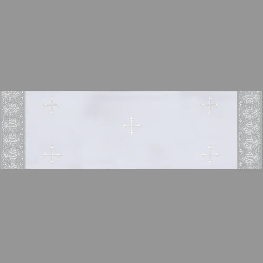 Altar Linen - Fair Linen with Lace & Cross - PSG VESTMENTS
