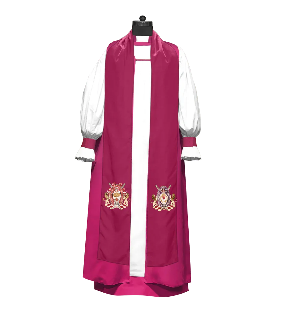 Tippet with Seal and Coat of Arms – PSG VESTMENTS